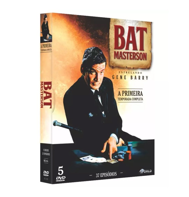 Box Bat Masterson – 1ª Temporada Completa – Digitask – 5 DVD’s – Bazani ...